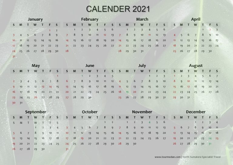 Kalender Indonesia 2021 Lengkap Dengan Libur Nasional & Cuti Bersama